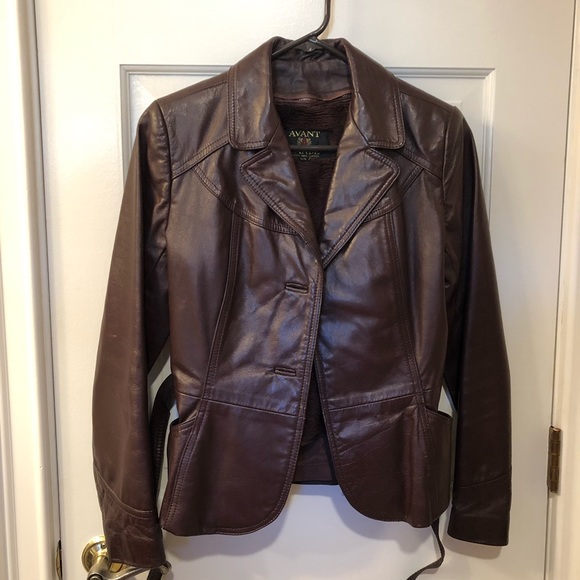 Avant Garde | Jackets & Coats | Vintage Leather Jacket | Poshmark